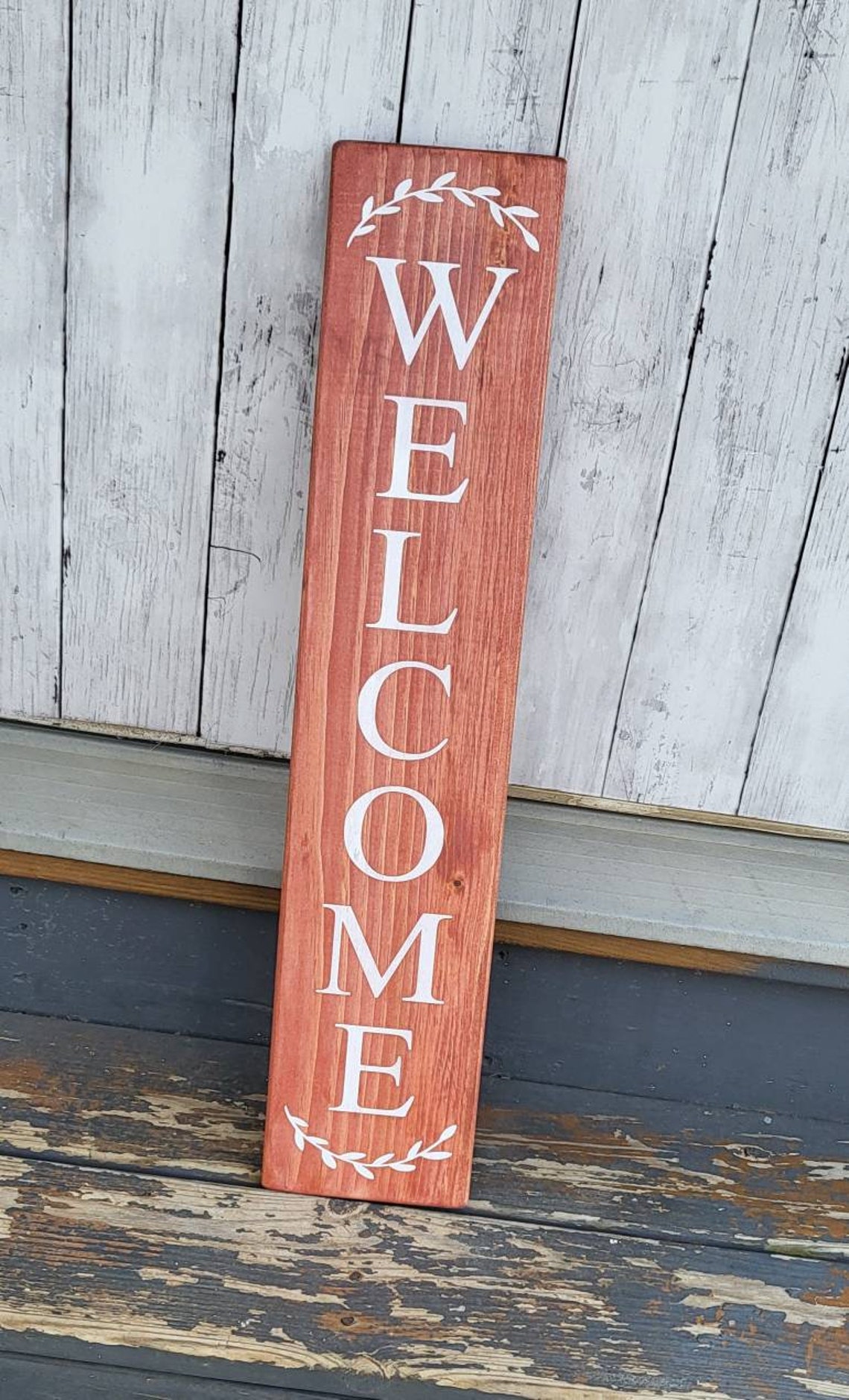 Farmhouse Welcome Sign Choose Your Size / Color Wooden - Etsy