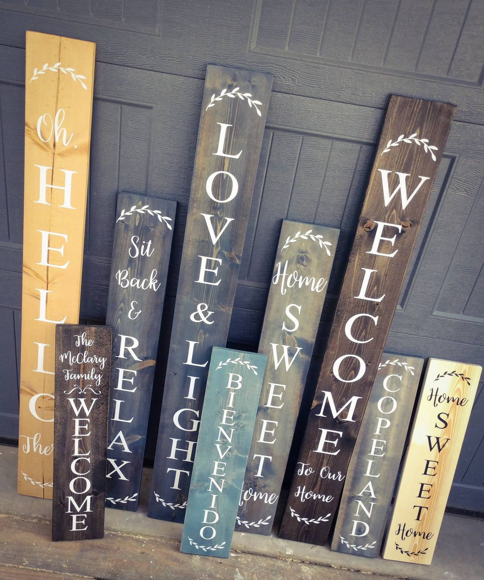 Farmhouse Welcome Sign 2/3/4/5 Feet Lengths Wooden Rustic - Etsy