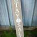 Stay Salty Beach Welcome Sign - Choose Your Size Color - Wooden Rustic ...