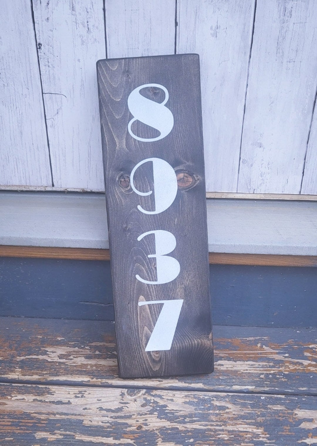 Custom House Numbers Address Street Sign, Rustic Farmhouse Decor, Front ...