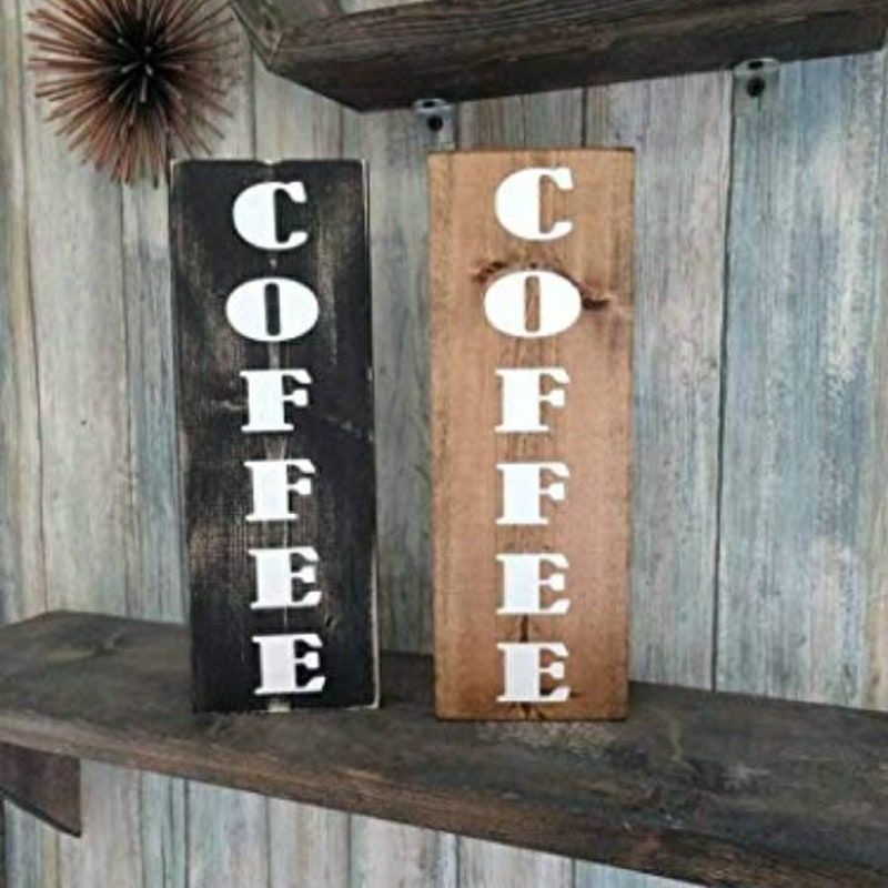 Wooden Coffee Sign - Etsy