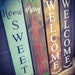 Farmhouse Welcome Sign Wooden Rustic Decor, Front Door Porch Entryway ...