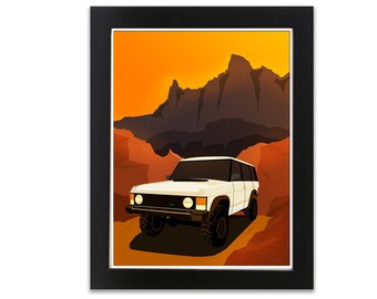 Range Rover Art - Etsy