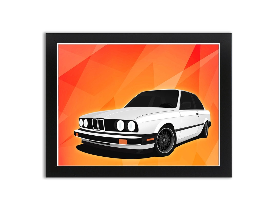 Bavarian Hero BMW E30 325i Art Print - Etsy