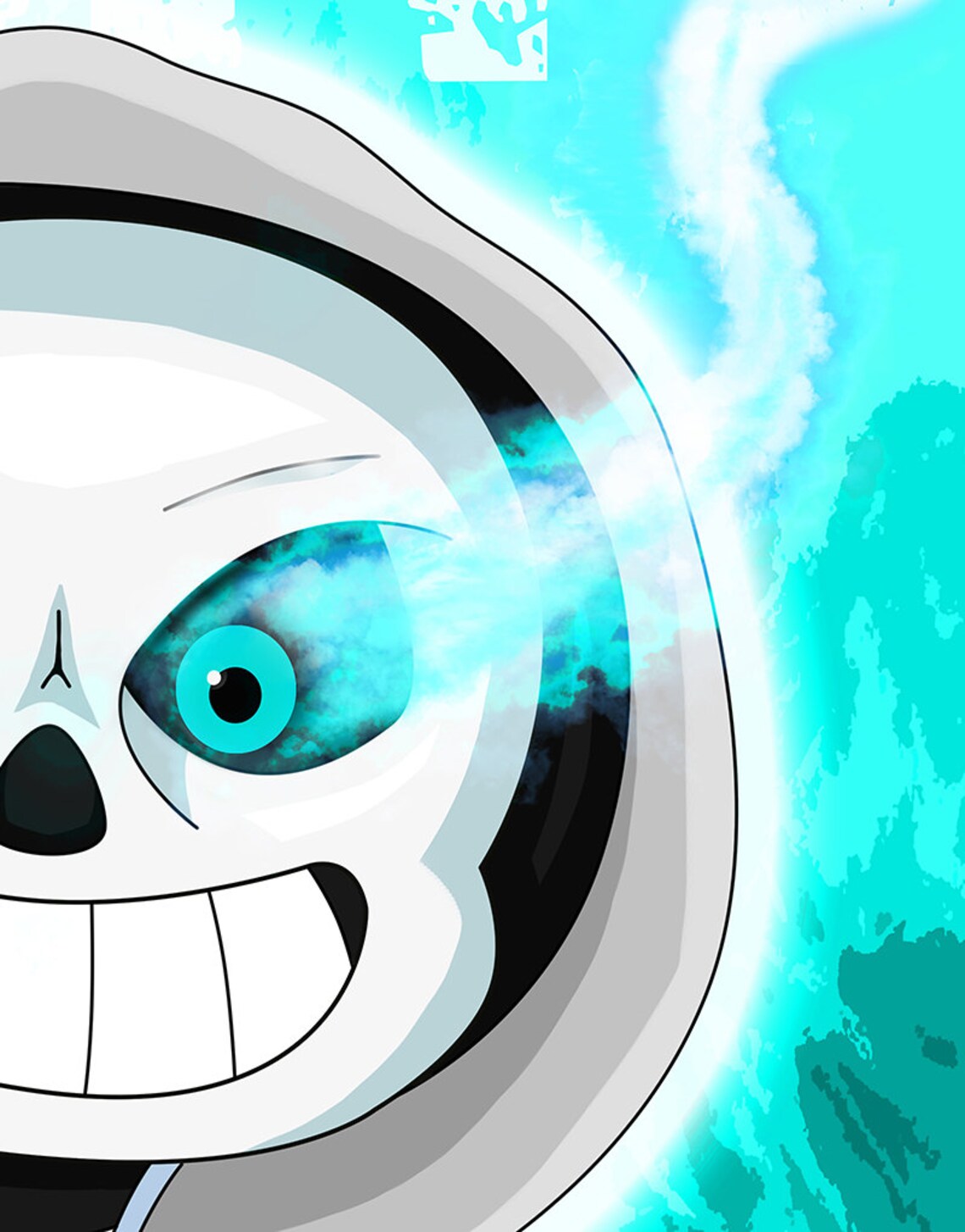 Sans ( Fan Art Print Inspired by Undertale ) - Etsy