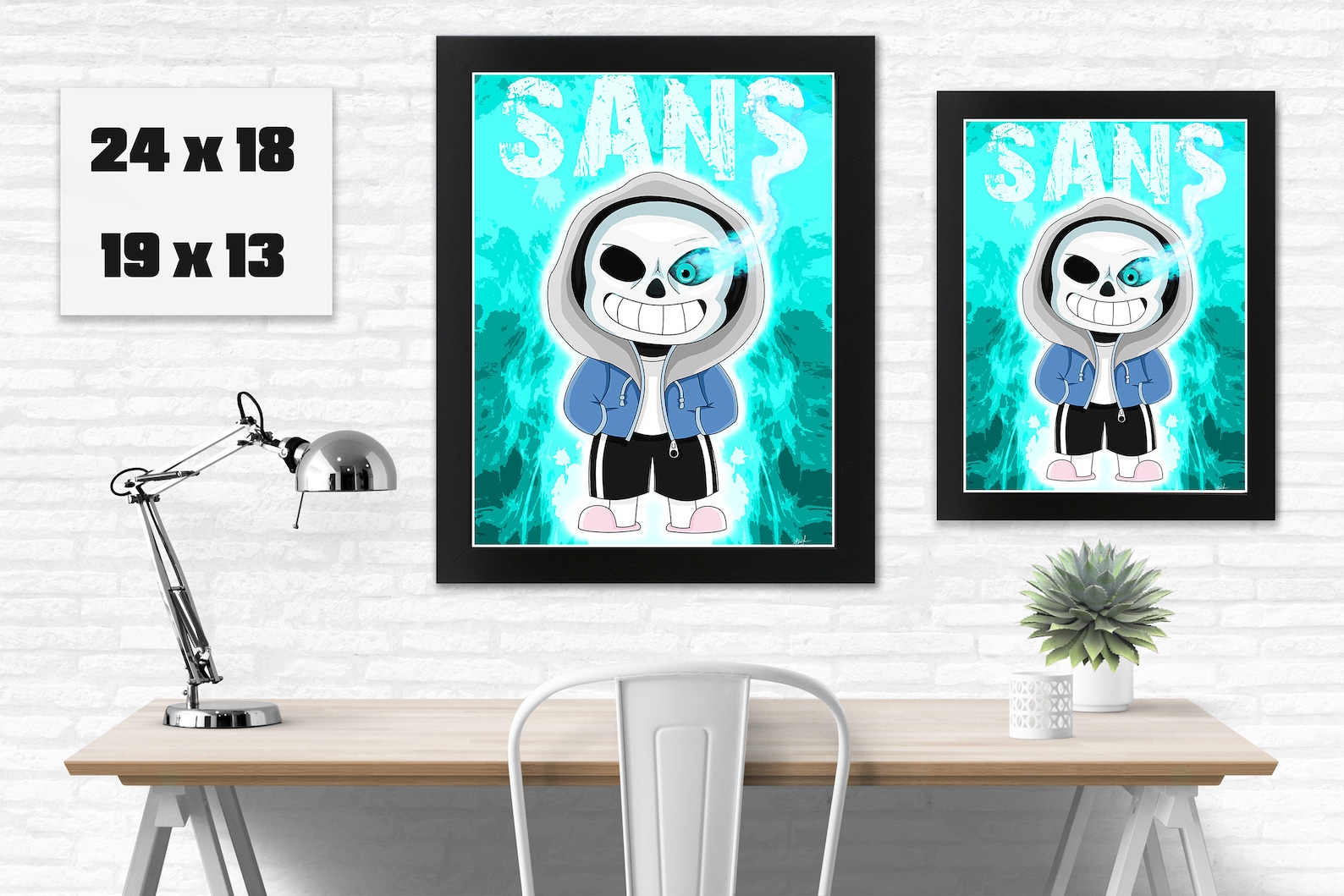 Sans ( Fan Art Print Inspired by Undertale ) - Etsy