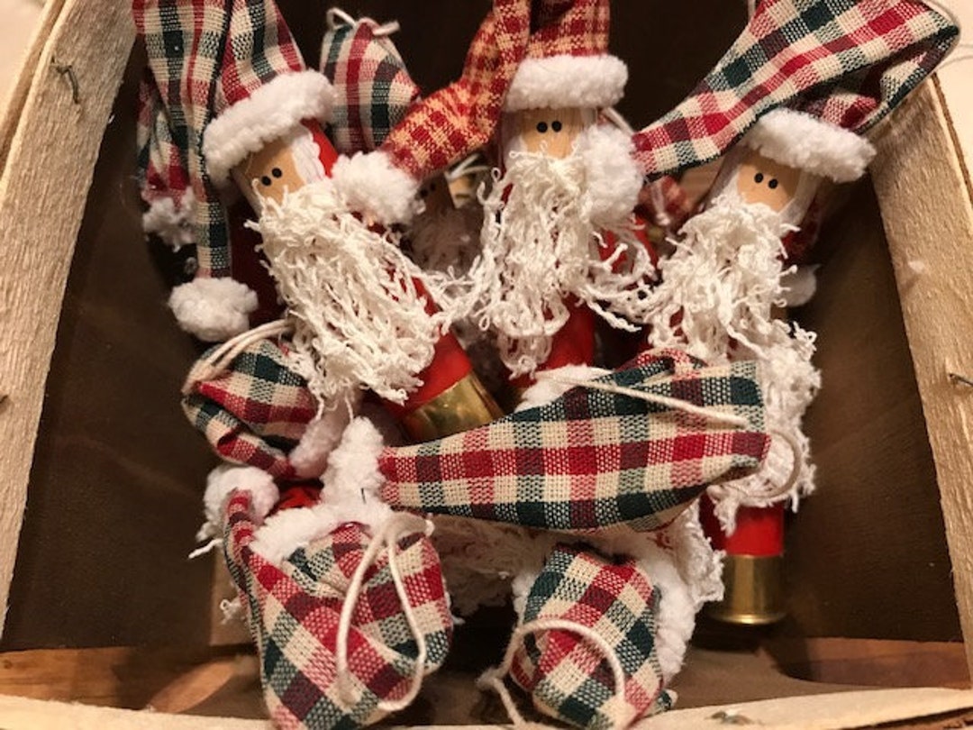 Shotgun Santa - Repurposed Shotgun Shell Christmas Ornament - Etsy