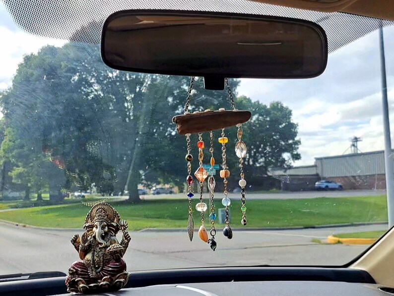 Car Window Suncatcher Upcycled Repurposed Beaded - Etsy