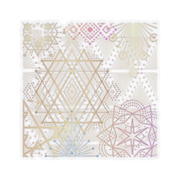 Sacred Geometry Sticker - Etsy
