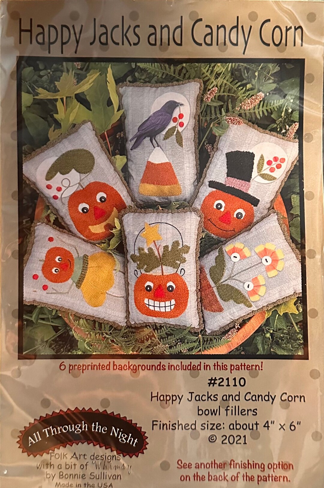 Happy Jacks and Candy Corn Pattern and Preprinted Backgrounds - Etsy