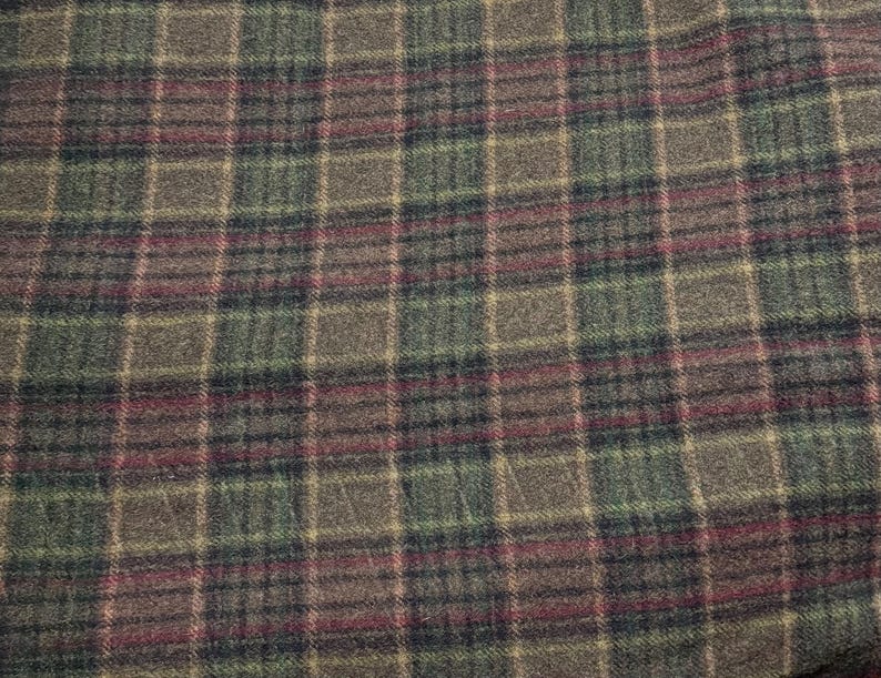 Lancaster Plaid 100% Wool Fat Quarters - Etsy