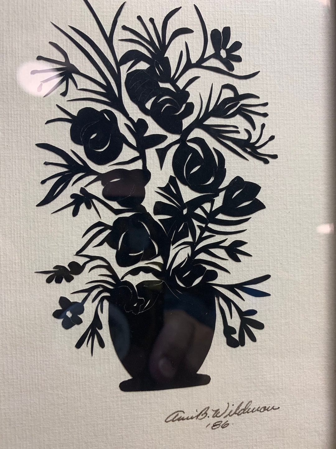 Vintage Scherenschnitte Scissors Cutting Art Hand Made Original - Etsy