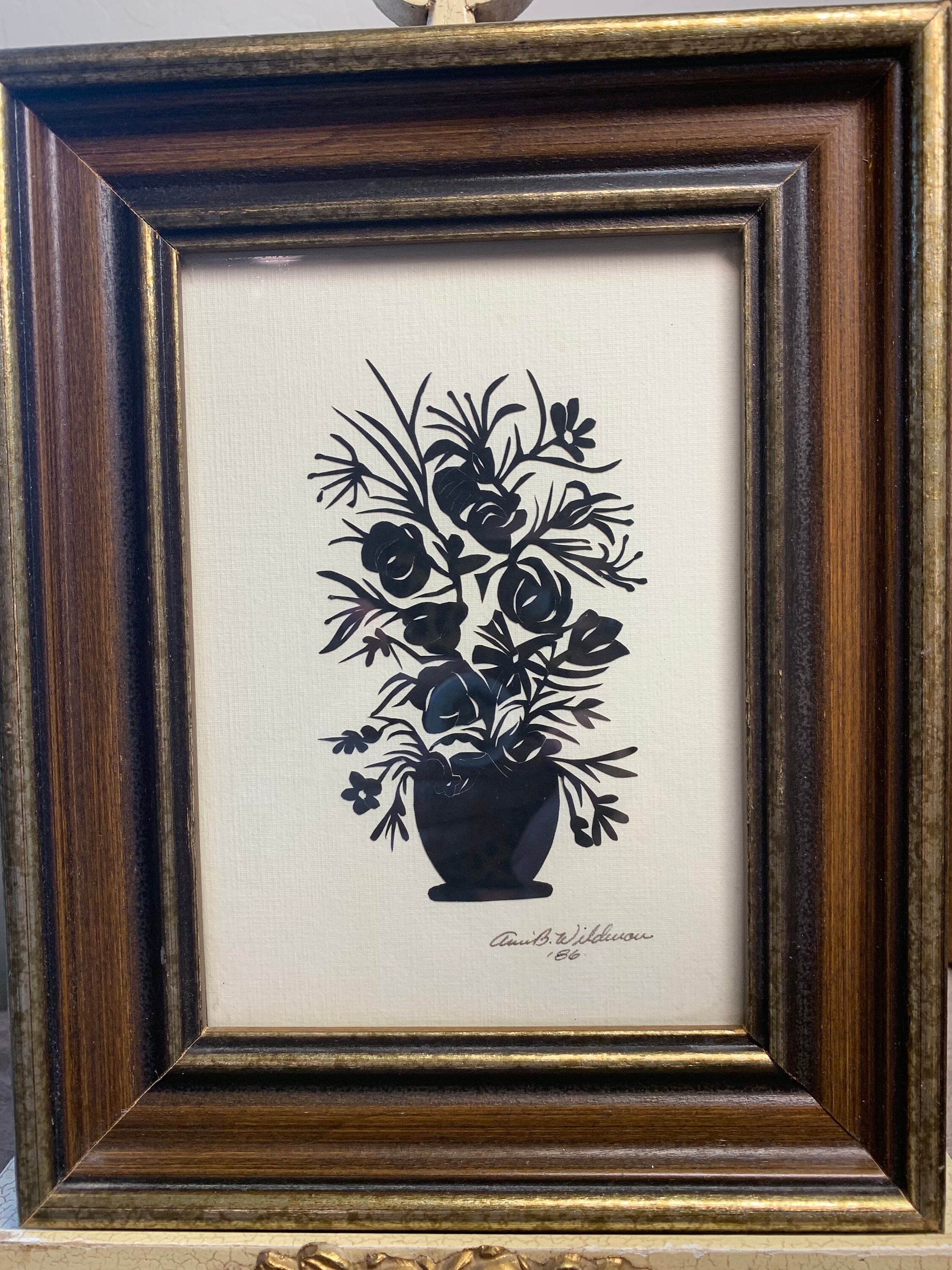 Vintage Scherenschnitte Scissors Cutting Art Hand Made Original - Etsy