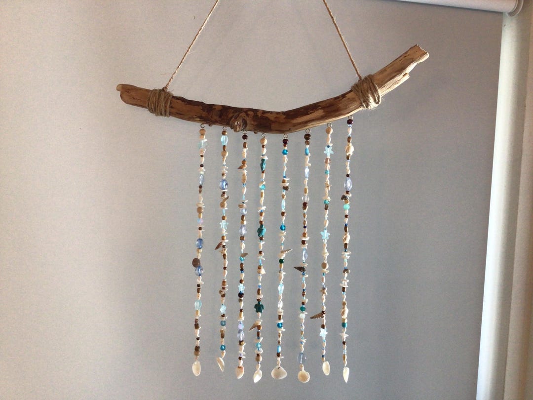 Beach Shell, Wind Chime, Sun Catcher, Wall Hanging - Etsy