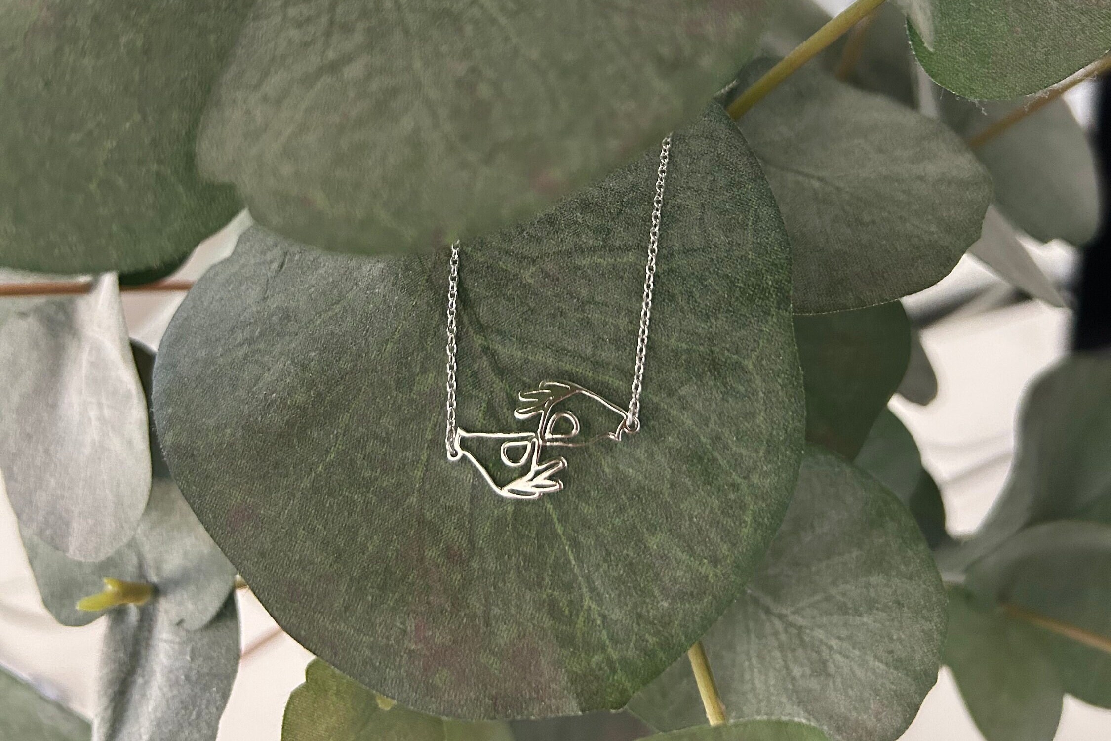 Sign Language Interpreter Necklace - Etsy