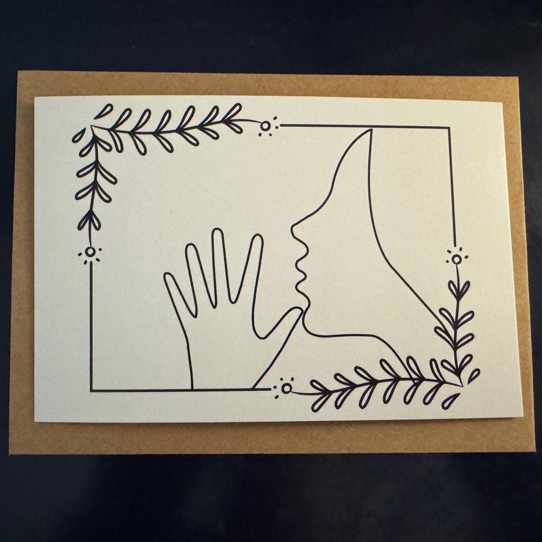 Mother in Sign Language Postcard - Etsy
