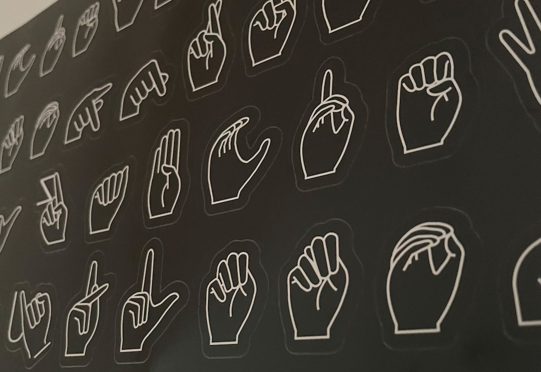 ASL Alphabet Sticker Sheet - Etsy