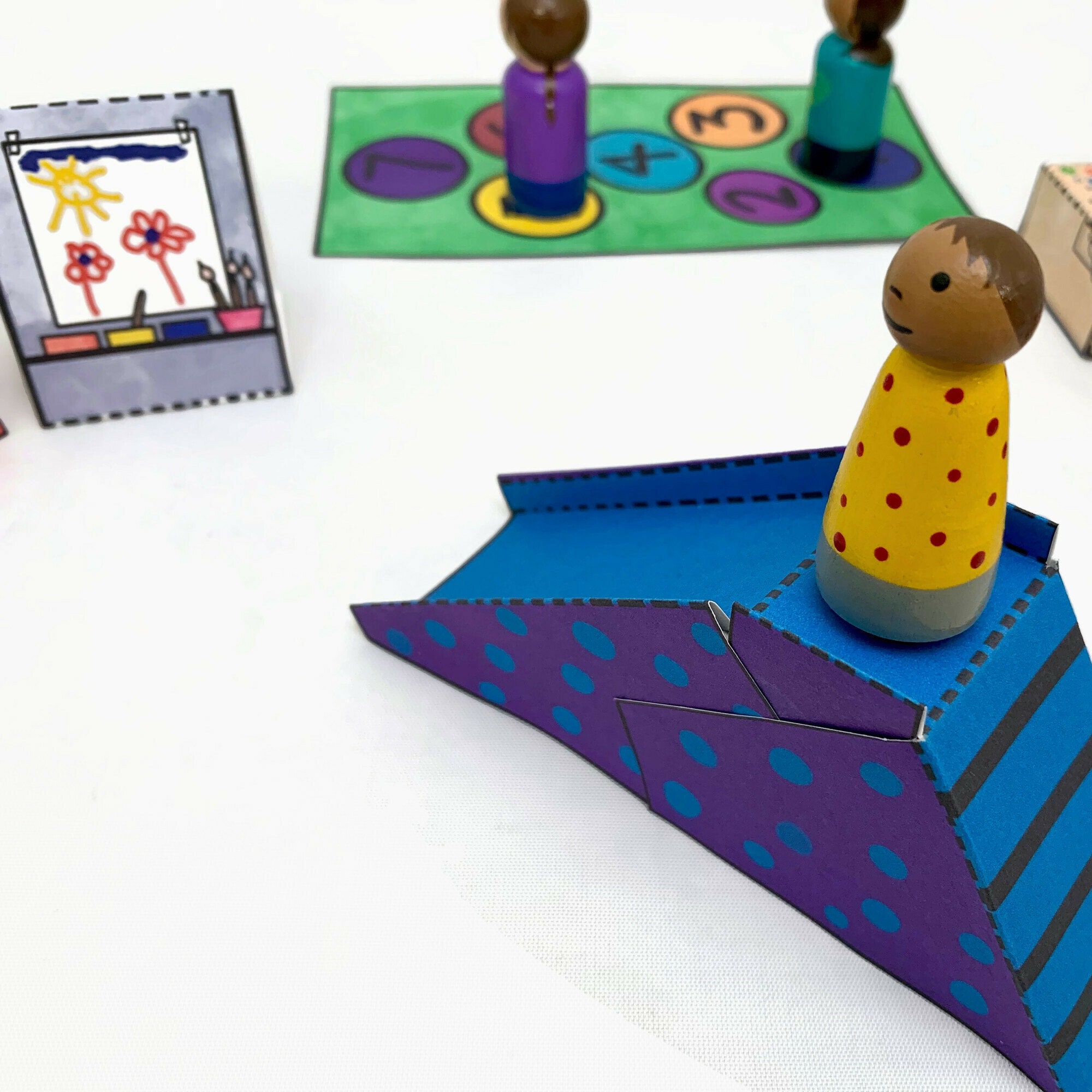 Peg Doll Printable Playset DIGITAL DOWNLOAD Playroom | Etsy