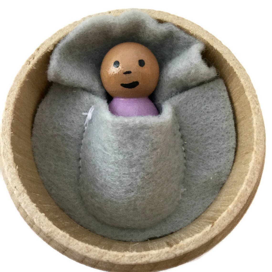 Peg Doll Baby Pregnancy Announcement Due Date Reveal Sex - Etsy