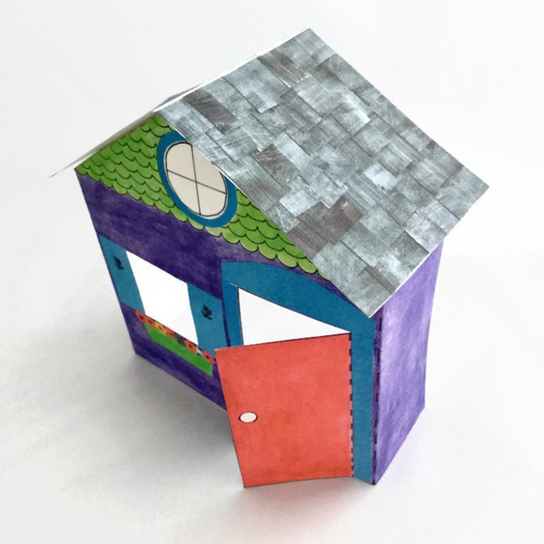 Printable Peg Doll House and Backyard Playset - Now With Full Color AND ...