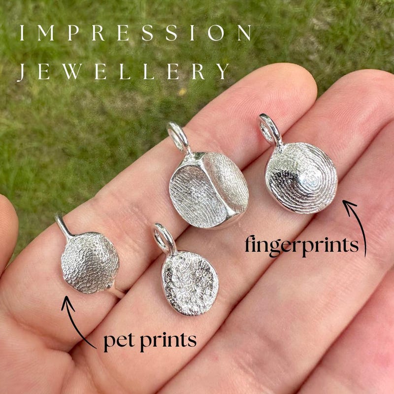 Fingerprint Jewelry - Etsy