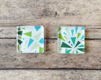 Green Triangle Tile - Etsy