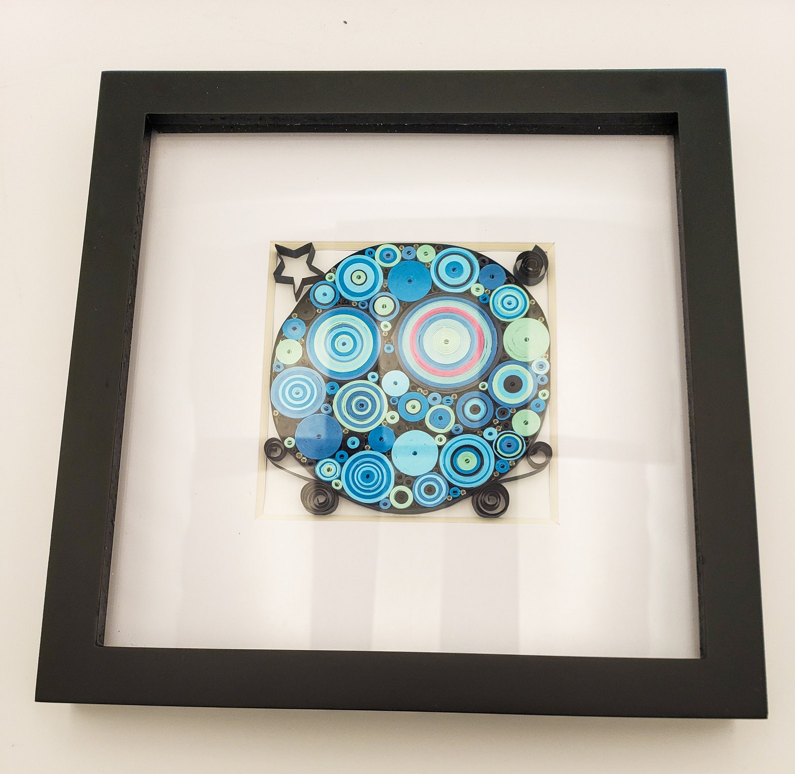 Paper Quilling / Crystal Ball / First Anniversary / Modern Art - Etsy