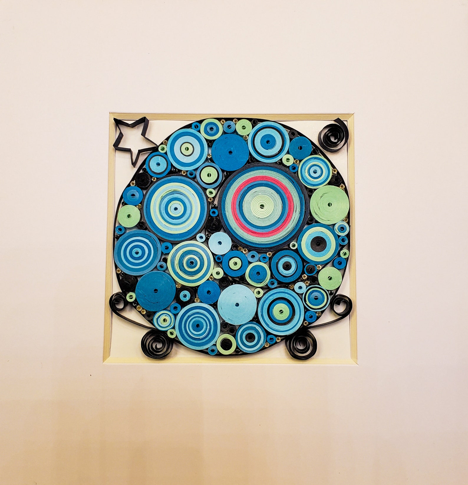 Paper Quilling / Crystal Ball / First Anniversary / Modern Art - Etsy