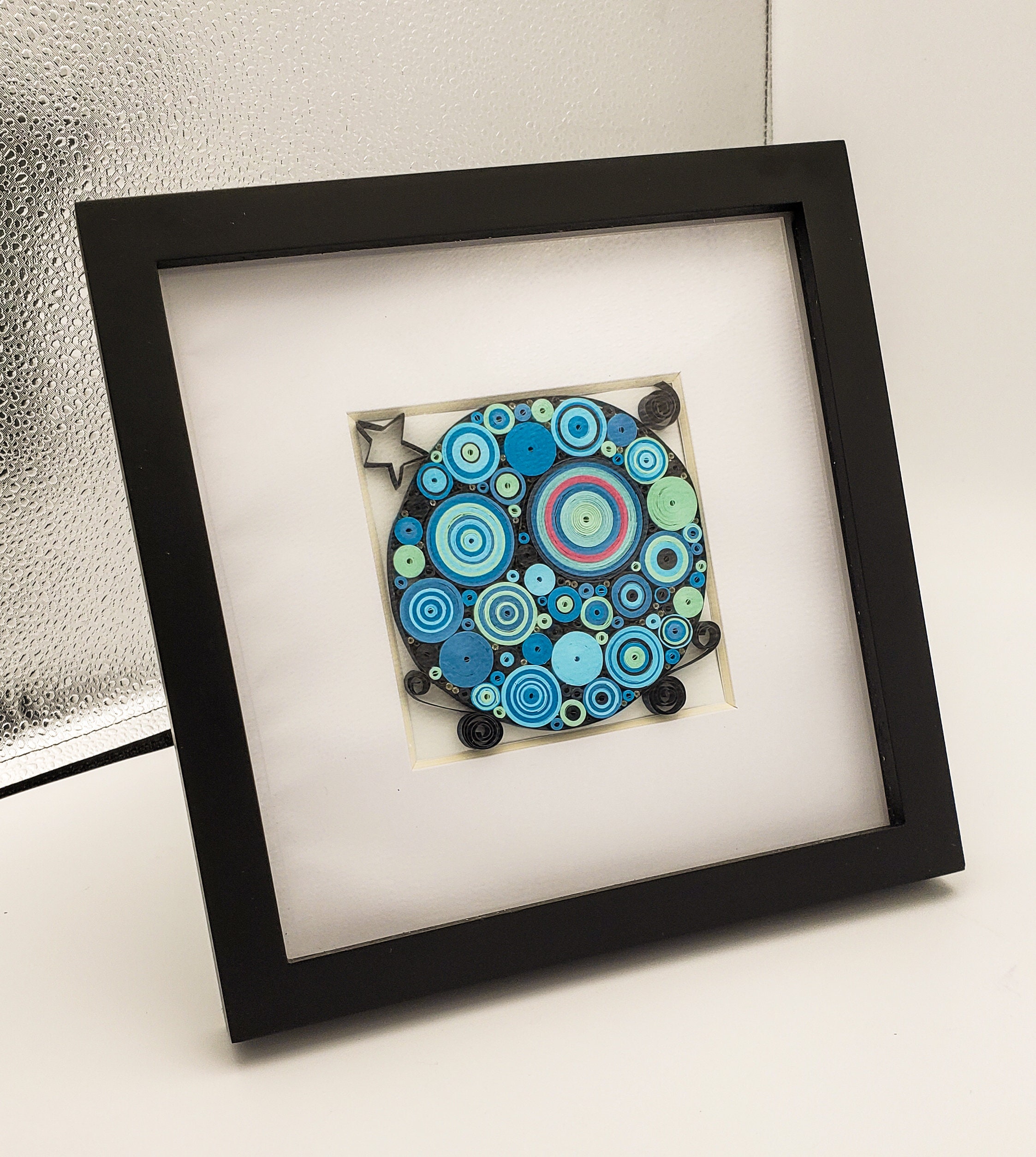 Paper Quilling / Crystal Ball / First Anniversary / Modern Art - Etsy