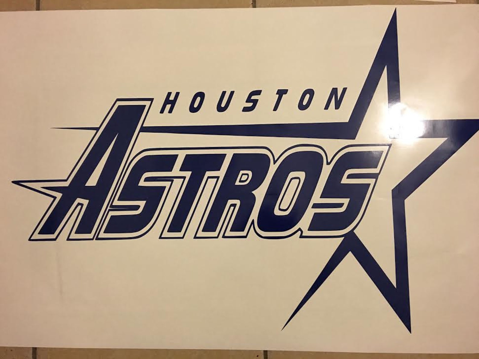 Houston Astros MLB Baseball Team Logo Wall Art Sticker Decal | Etsy