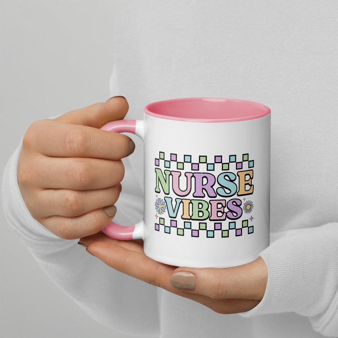 Nurse Vibes Mug, Nursing Coffee Cup, Nurses Appreciation Gift, Nurse ...
