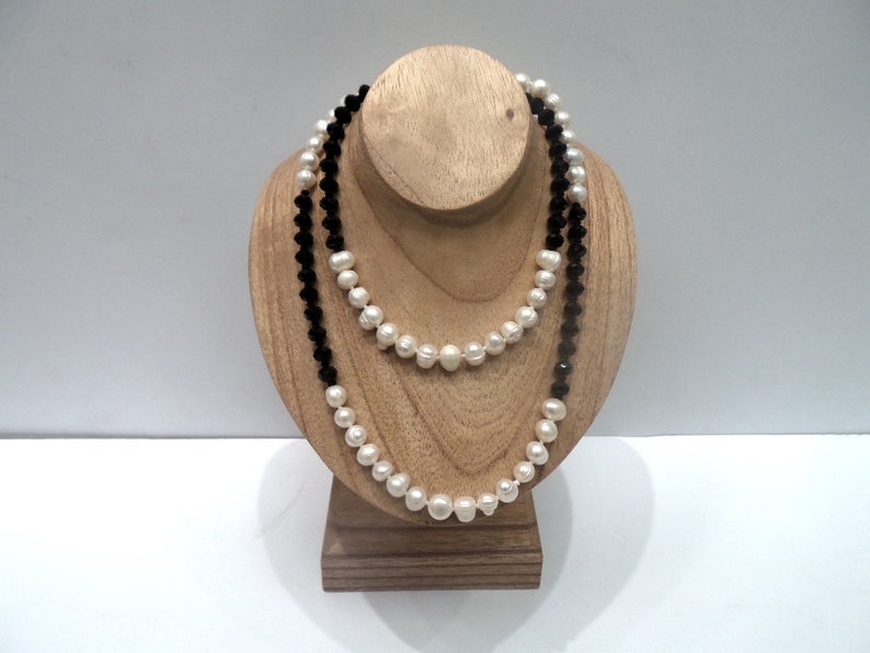 Oval Shap Wood Necklace Display - Etsy