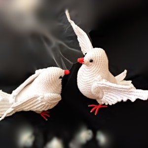 Realistic Dove Crochet Pattern: Symbolic Amigurumi Bird of Peace and ...