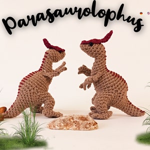 Parasaurolophus Dinosaurs Crochet Pdf Pattern Amigurumi - Etsy