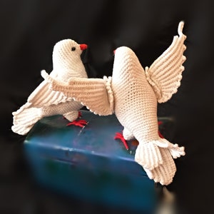 Realistic Dove Crochet Pattern: Symbolic Amigurumi Bird of Peace and ...