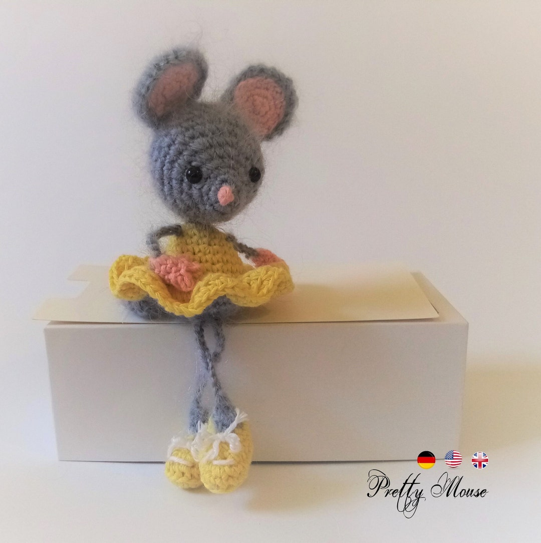 Pretty Mouse Crochet Pdf Pattern Mice Pattern amigurumi Toy - Etsy