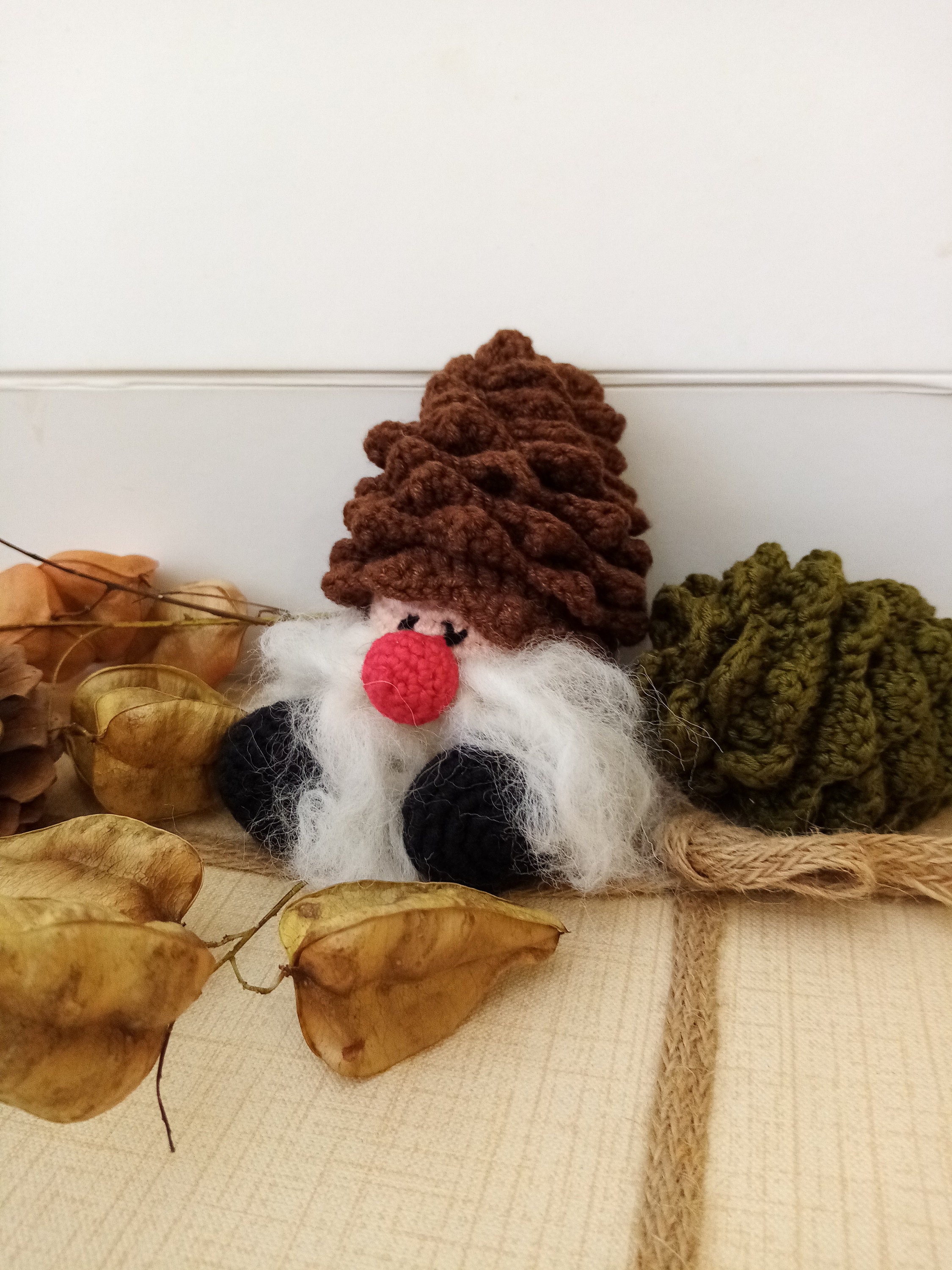 Pine Cone Gnome Pdf File Pattern Christmas Decor - Etsy