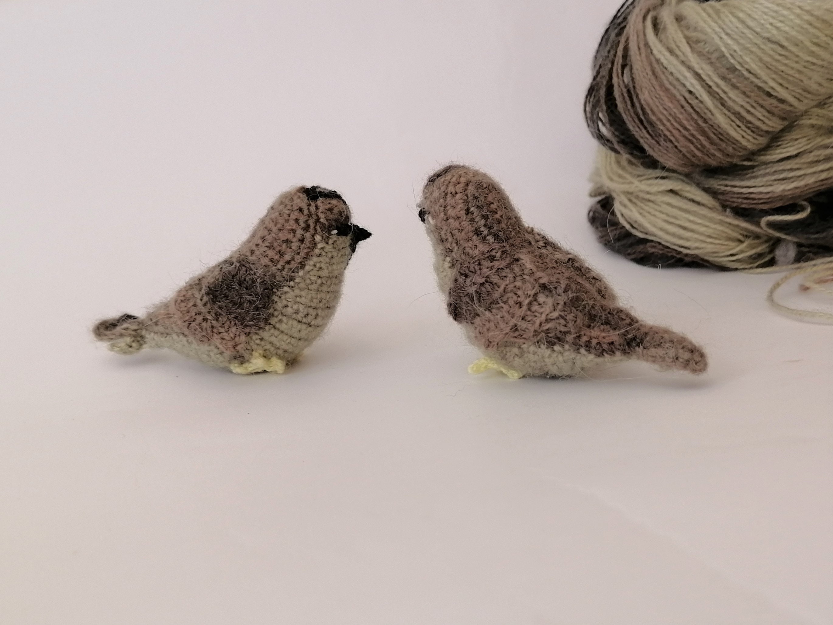 Realistic Sparrow Real Birds Crochet Pdf Pattern - Etsy
