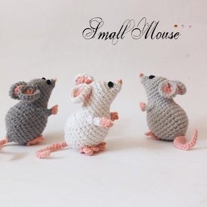 Small Mouse * Crochet Pdf Pattern * Mice Pattern * Amigurumi Toy * Easy ...