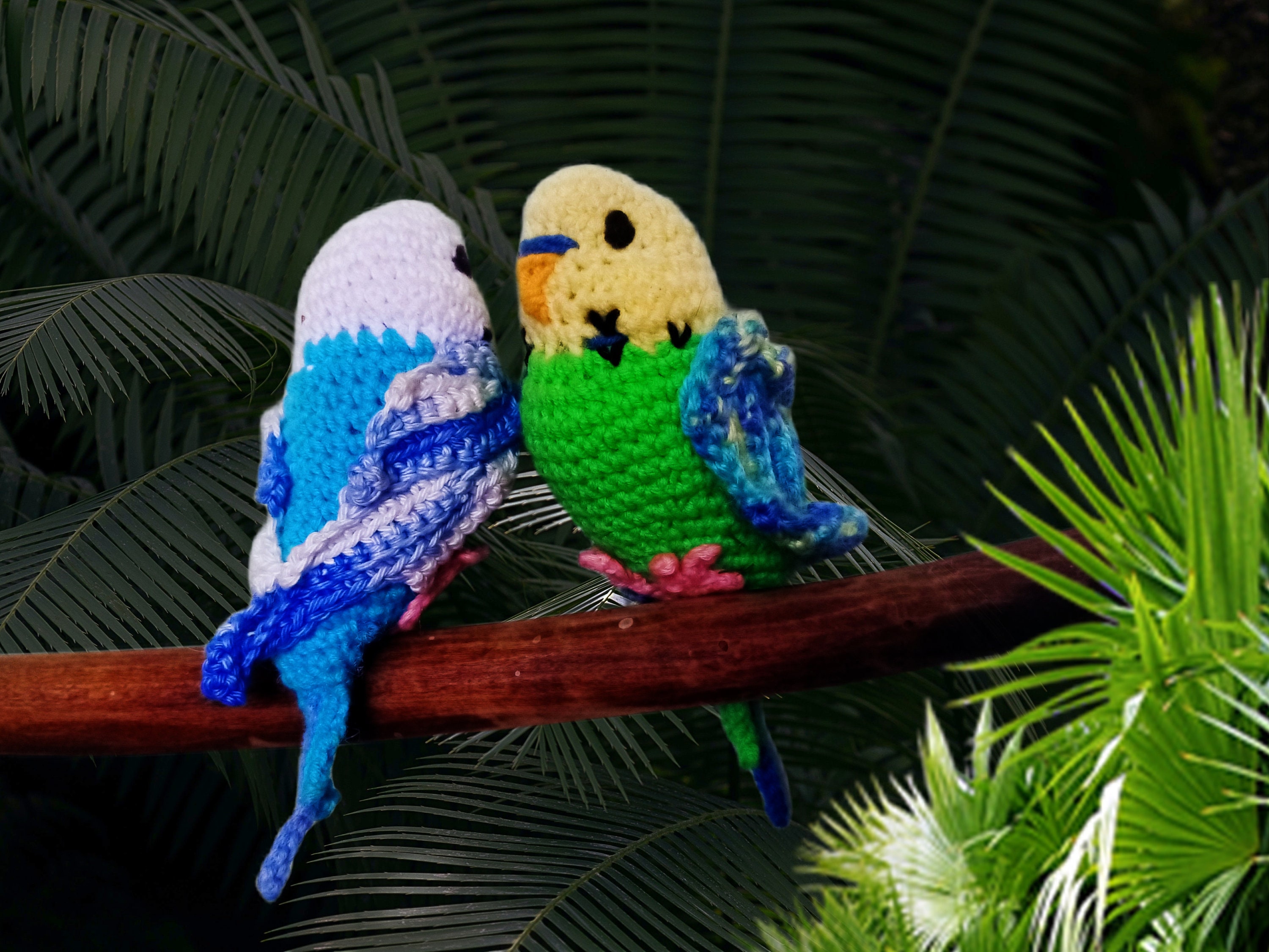 Budgie Parakeet Parrot Crochet Birds Pdf Pattern - Etsy