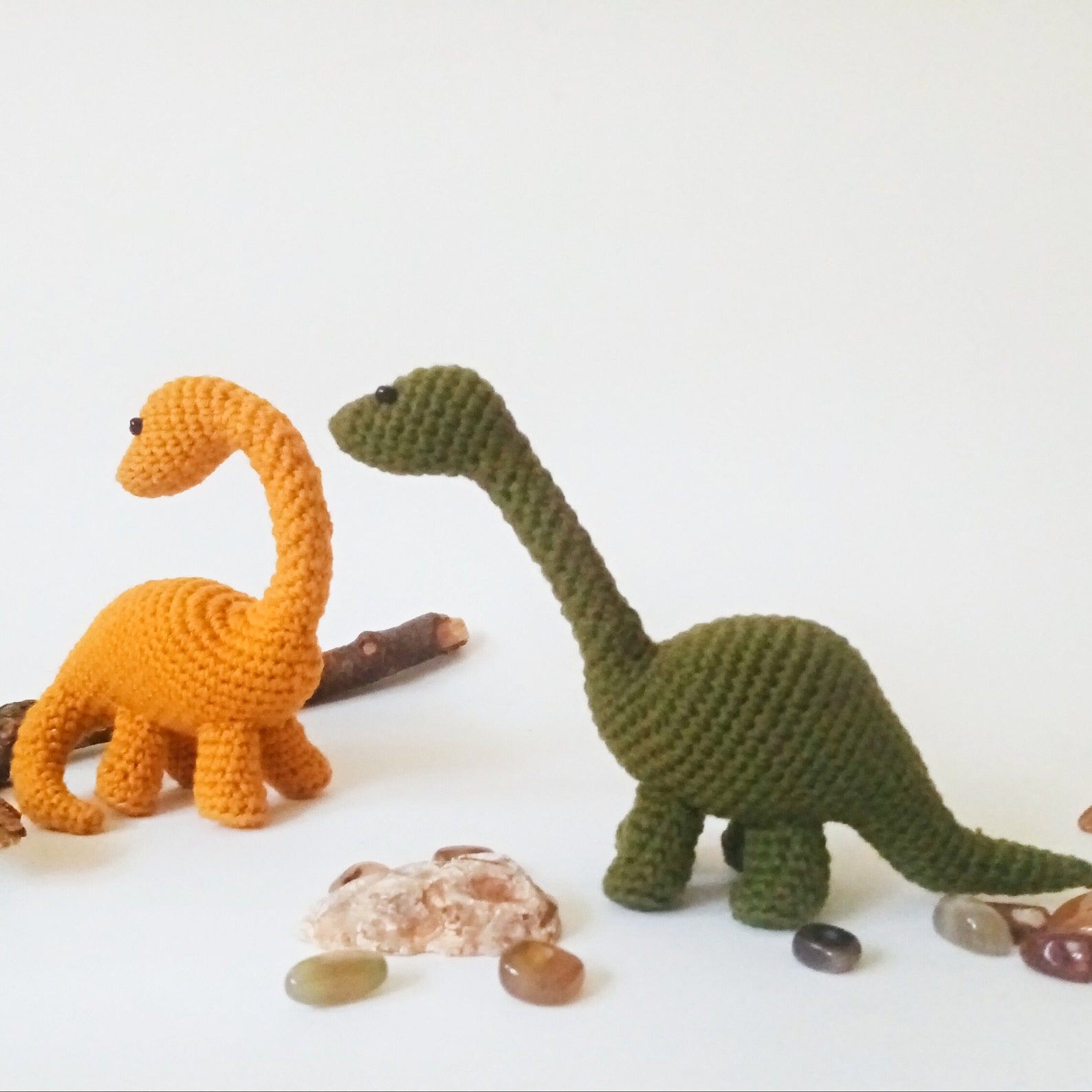 Brontosaur Family Crochet Pattern * Dinosaur Amigurumi Toy - Etsy