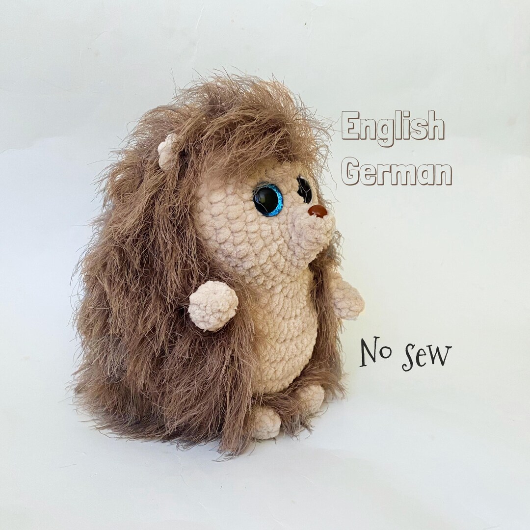 Hedgehog Stuffed Plushie Crochet Pdf Pattern No Sew Crochet Pattern ...