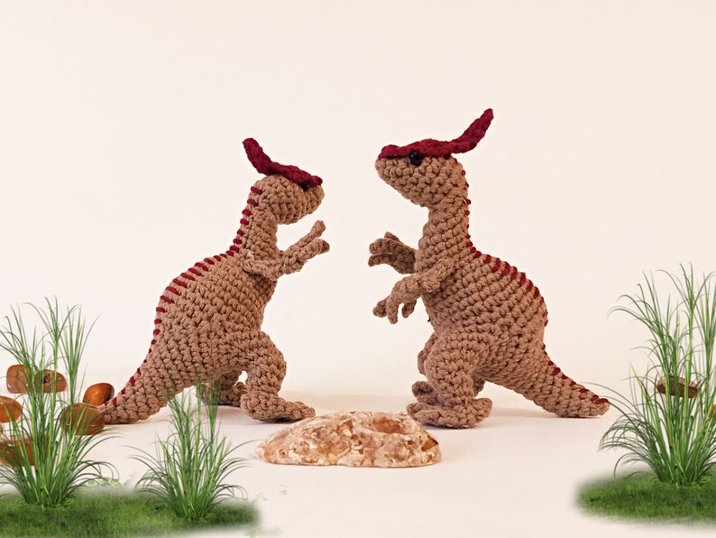 Parasaurolophus Dinosaurs Crochet Pdf Pattern Amigurumi - Etsy