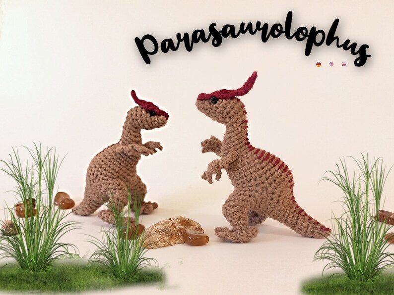 Parasaurolophus Dinosaurs Crochet Pdf Pattern Amigurumi - Etsy
