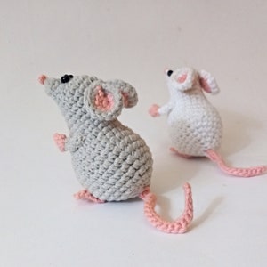Small Mouse Crochet Pdf Pattern Mice Pattern Amigurumi - Etsy