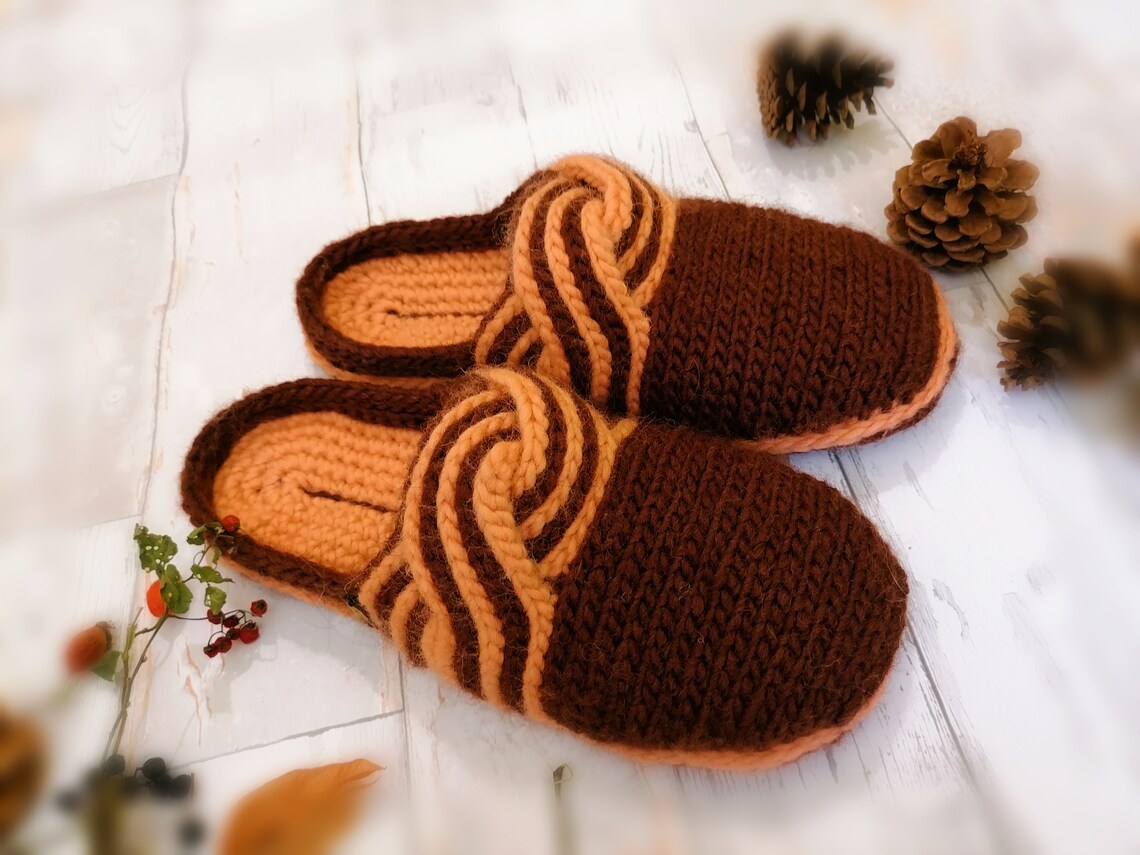 Clogs With Crochet Braids Slippers Pdf Crochet Pattern | Etsy