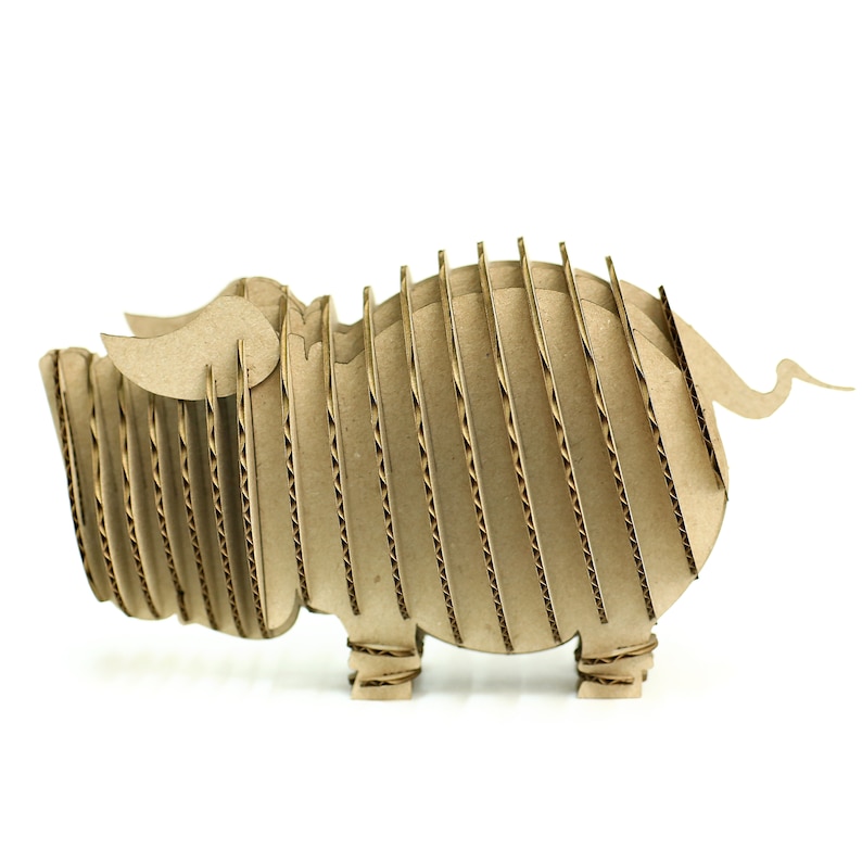 Pig 3D Cardboard Puzzle,3d Puzzle Game,cardboard Puzzle,cardboard Toy ...