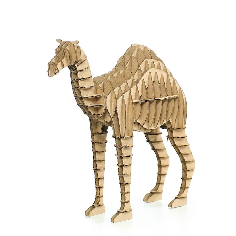 Camel 3D Cardboard Puzzle - Etsy