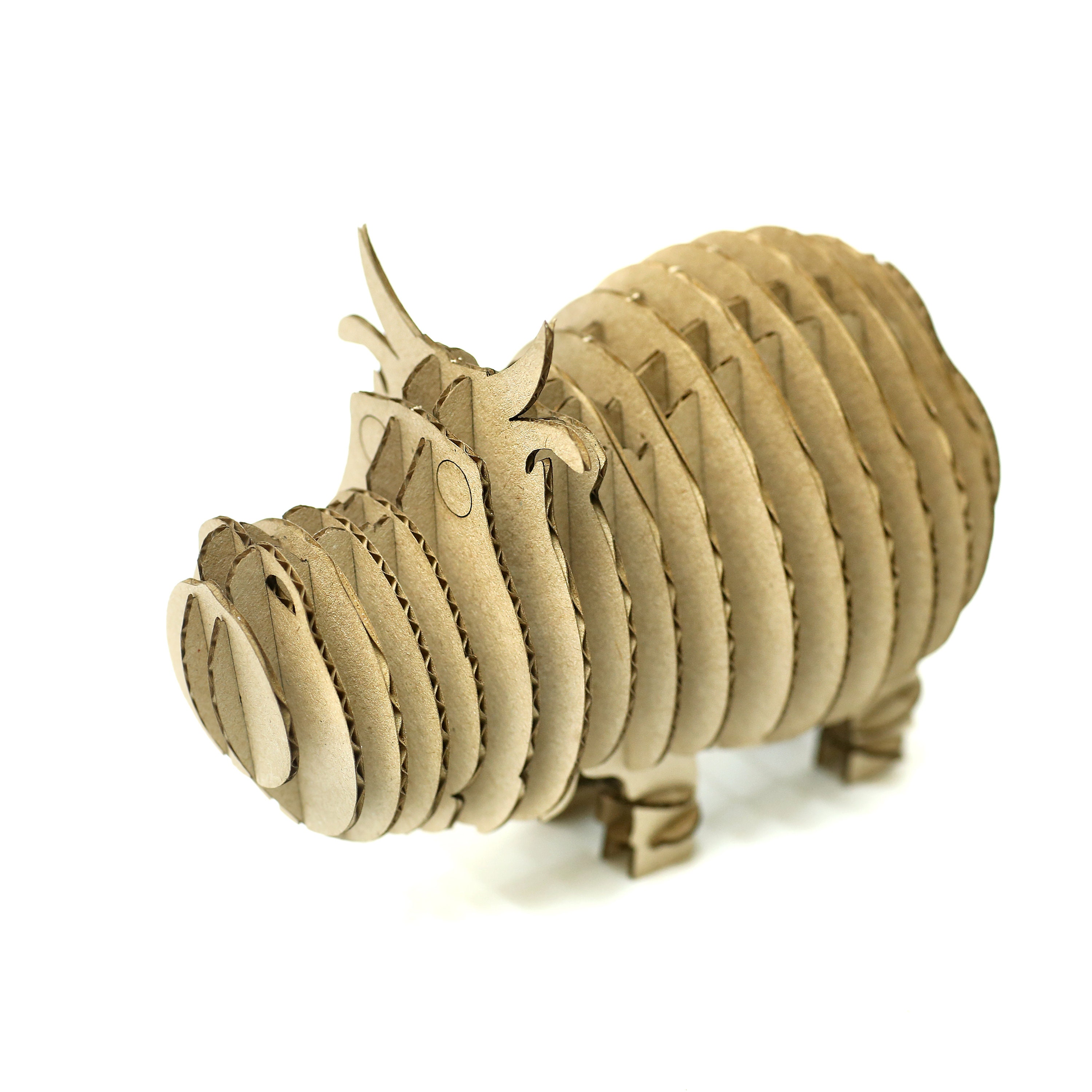 Cow 3D Cardboard Puzzle - Etsy