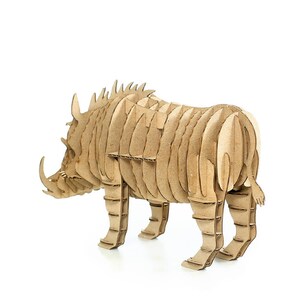 Wild Boar 3D Cardboard Puzzle,3d Puzzle Game,cardboard Puzzle,cardboard ...